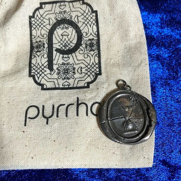 Pyrrha | Jewelry | Pyrrha Winged Heart Silver Talisman Pendant | Poshmark
